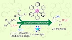 Photocatalytic difluoromethylation of olefins: Simple synthesis of CF2H ...
