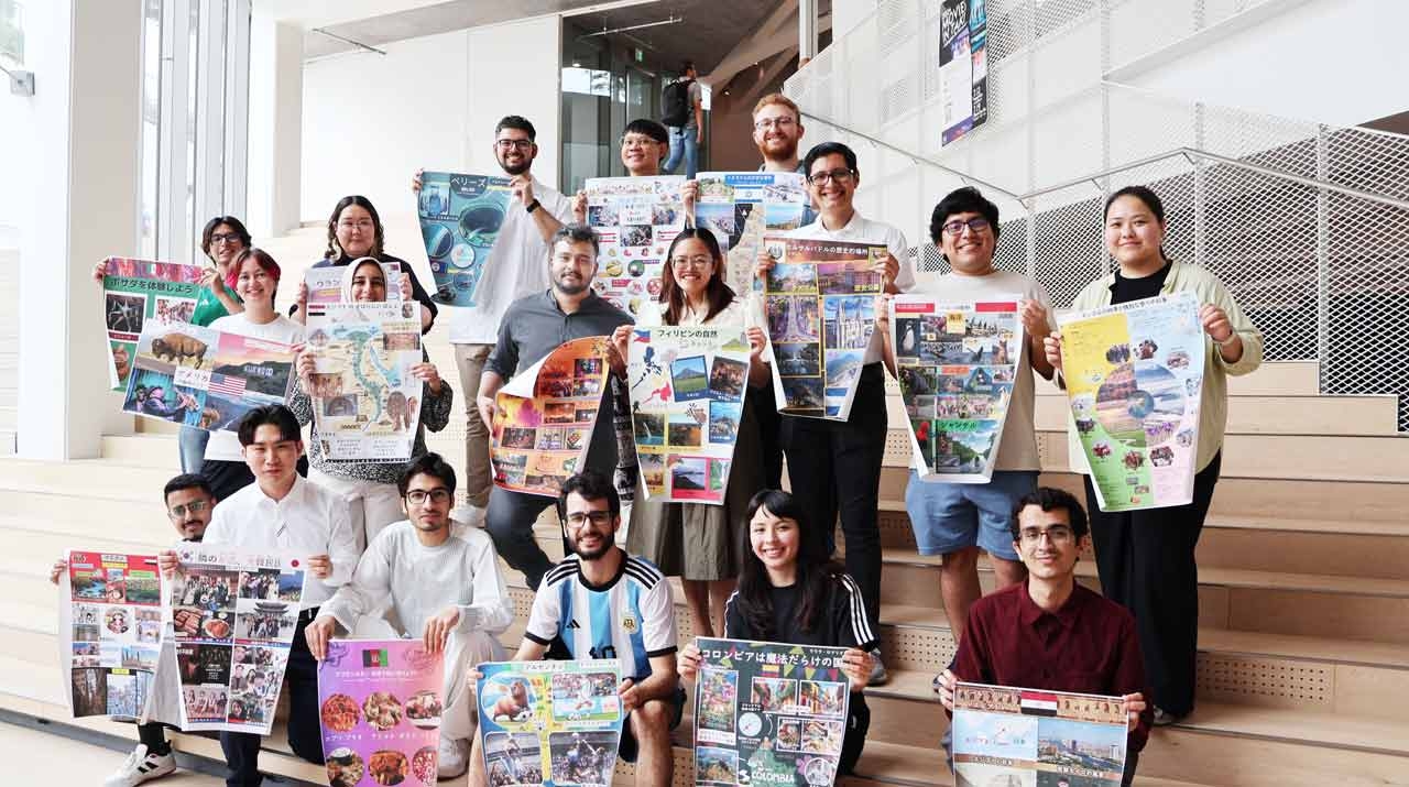 16ヵ国の留学生18人による「日本語研修コース修了ポスター発表会」を開催 | 東工大ニュース | 東京工業大学